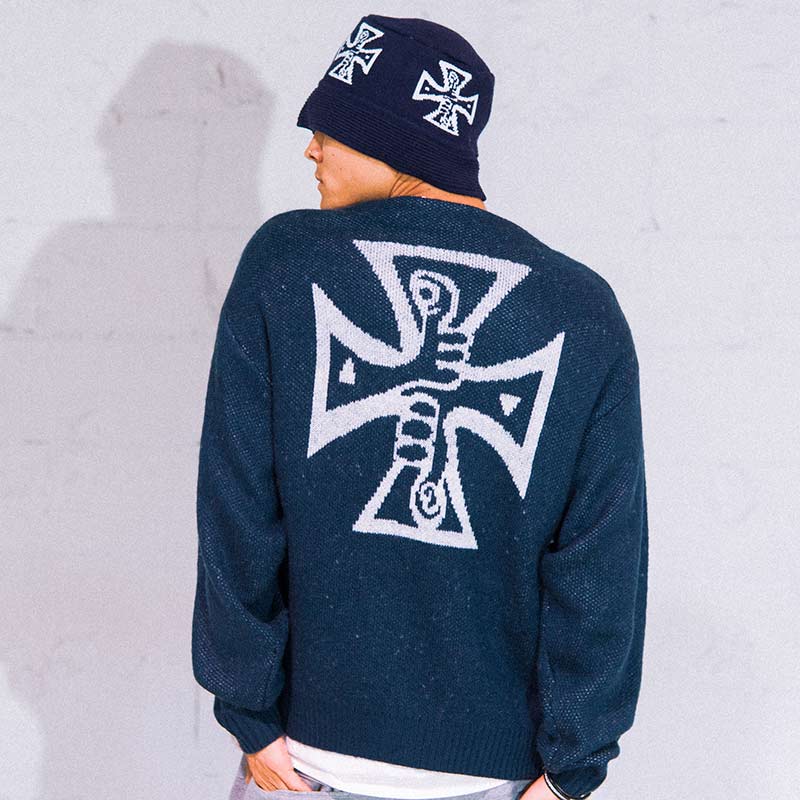 GOOD BAD CROSS CARDIGAN｜HAIGHT｜STADIUM ONLINE SHOP